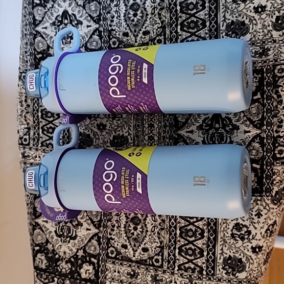 pogo | Dining | Set Of 2 New Pogo Stainless Steel Water Bottles | Poshmark